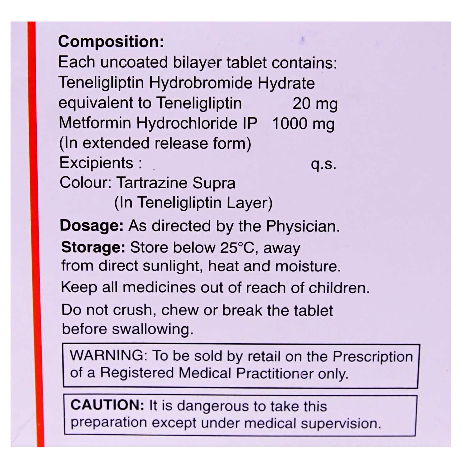 Megagliptin MF Forte Tablet 10's Price, Uses, Side Effects, Composition ...