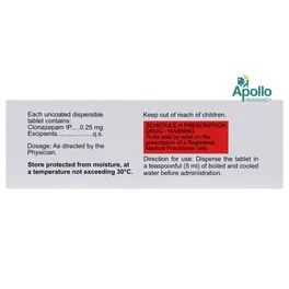 Melzap MD-0.25 Tablet | Uses, Side Effects, Price | Apollo Pharmacy