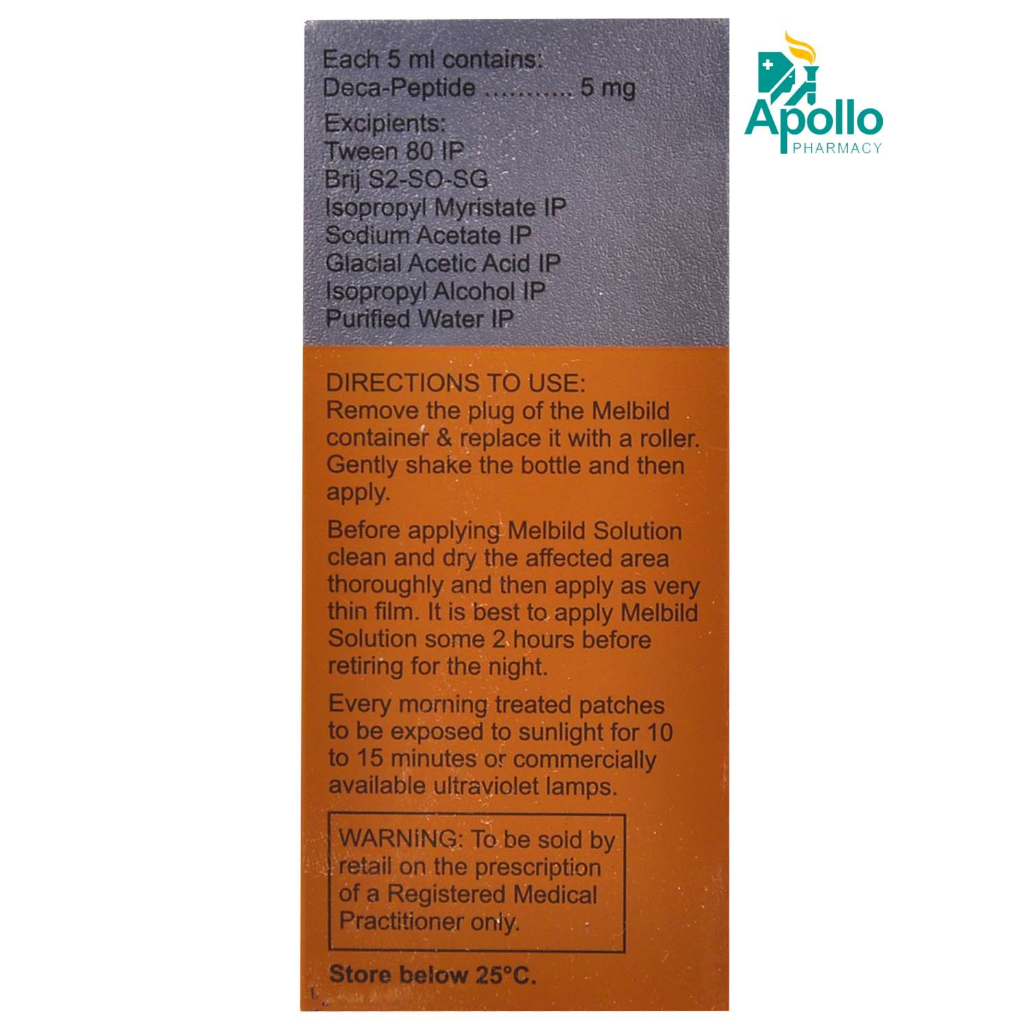 Melbild Solution 5 ml Price, Uses, Side Effects, Composition - Apollo ...