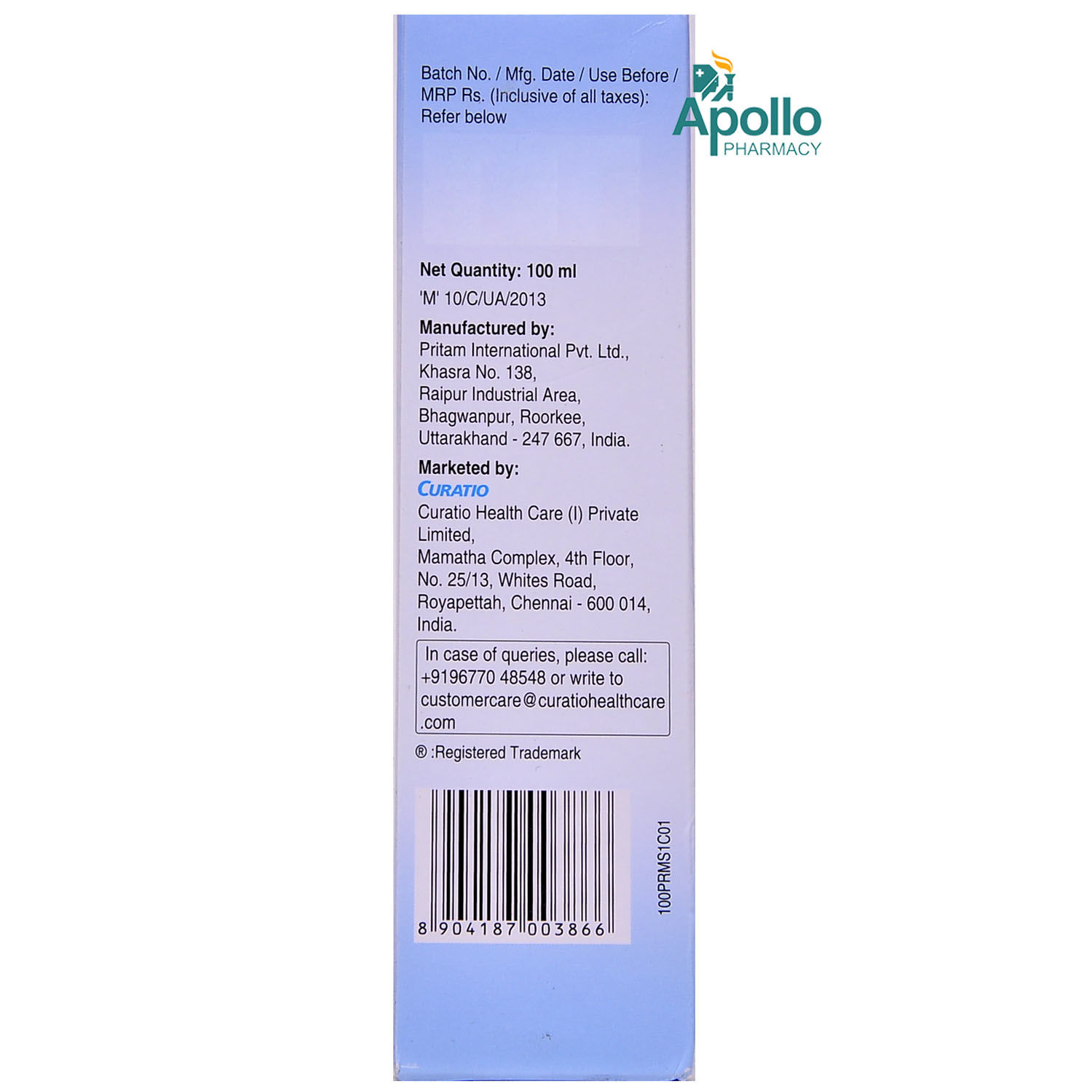 Melipox Spray 100 ml Price, Uses, Side Effects, Composition - Apollo ...