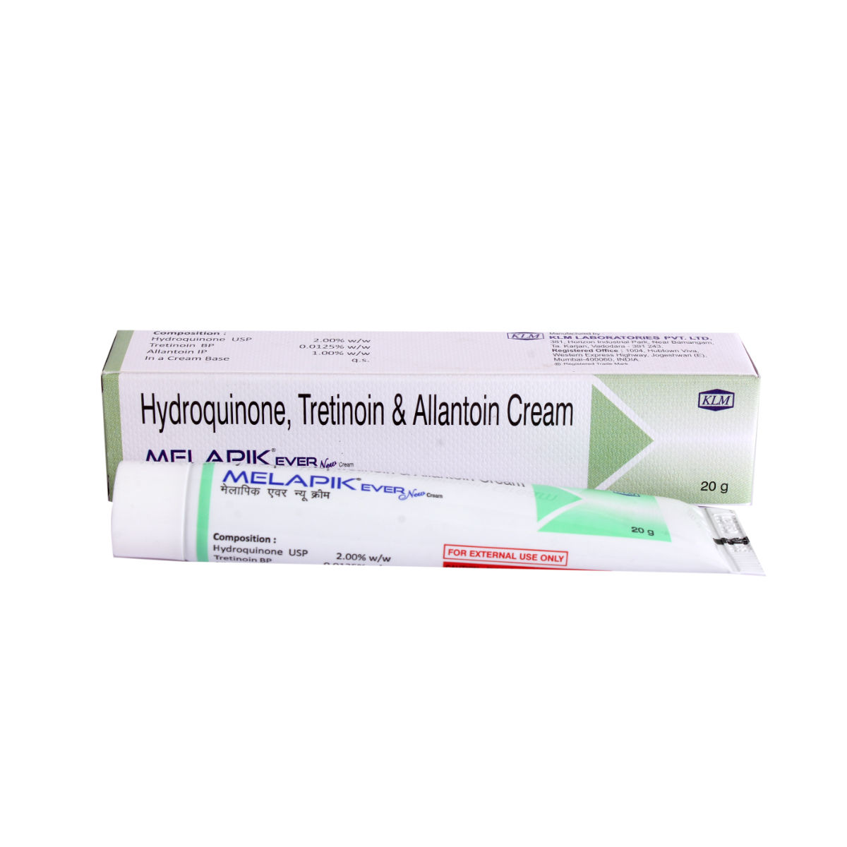 Melapik Ever New Cream 20 gm Price, Uses, Side Effects, Composition ...