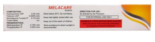 Melacare Cream | Uses, Side Effects, Price | Apollo Pharmacy