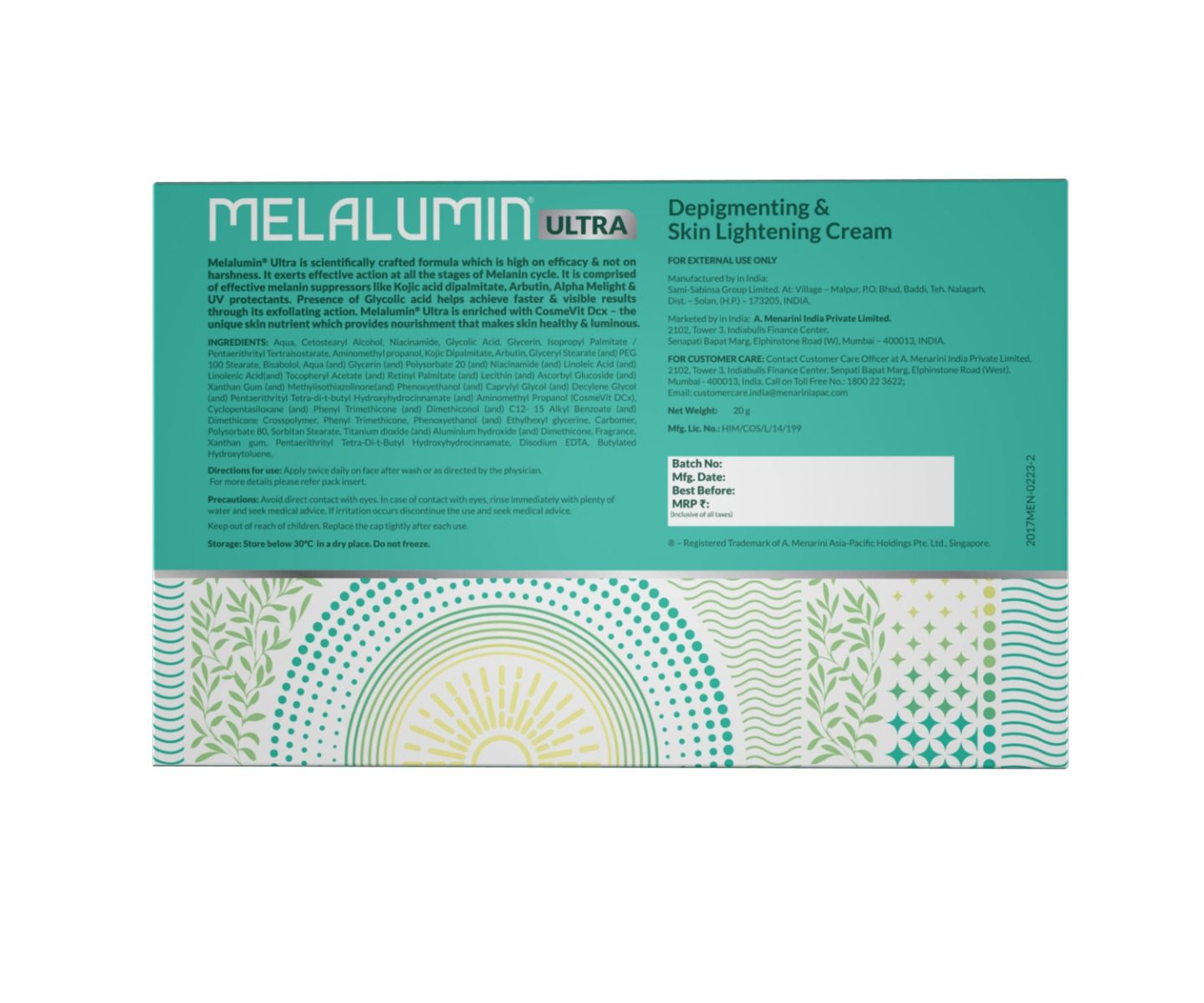 Melalumin Ultra Cream 20 gm Price, Uses, Side Effects, Composition ...