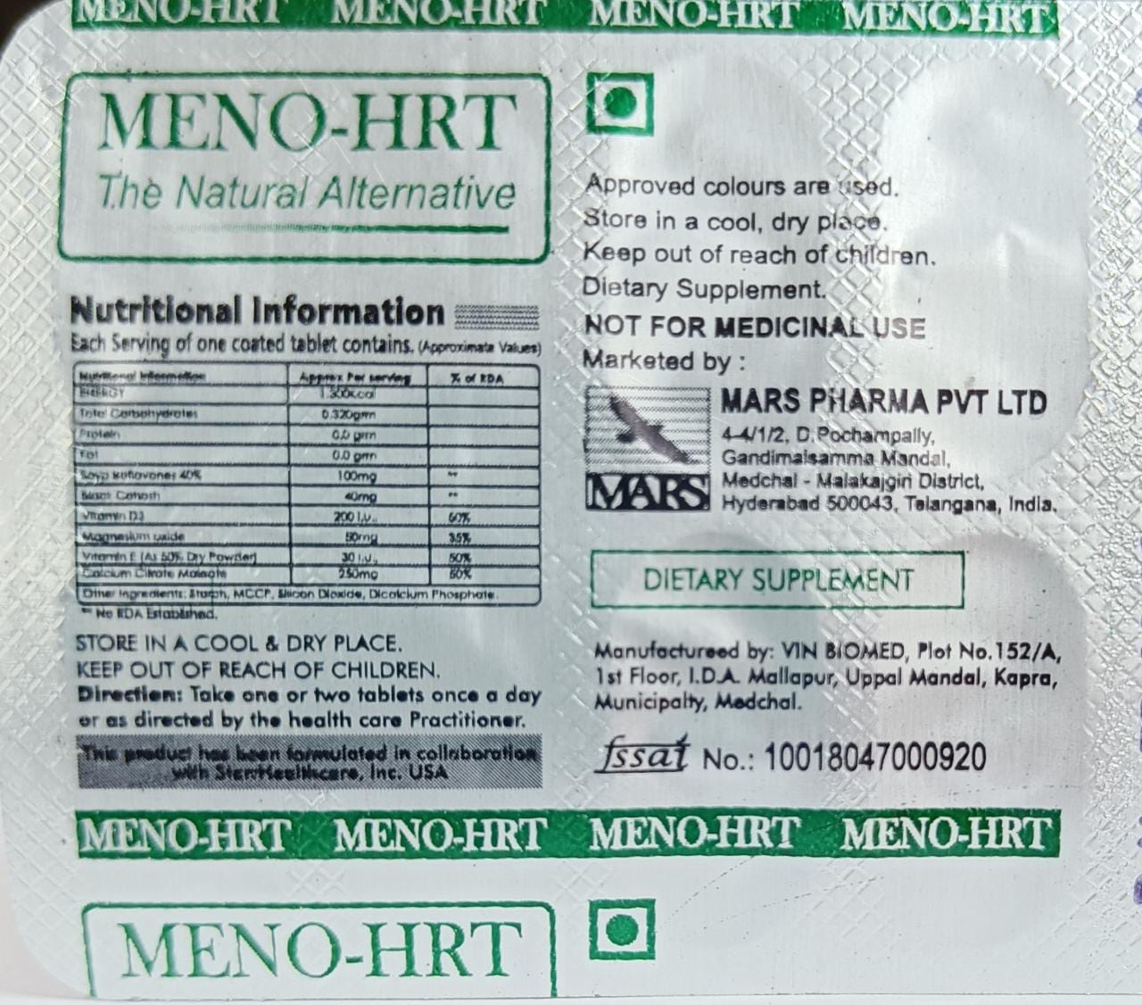 MENO HRT CAPSULE Price, Uses, Side Effects, Composition - Apollo Pharmacy