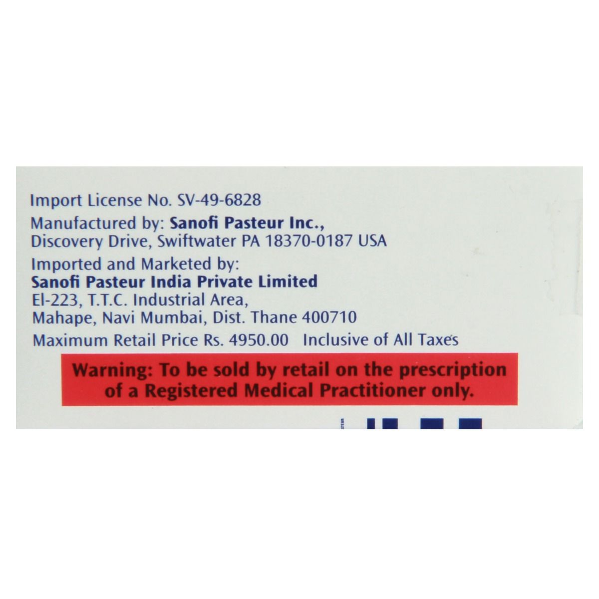 Menactra Vaccine 0.5 ml Price, Uses, Side Effects, Composition - Apollo ...
