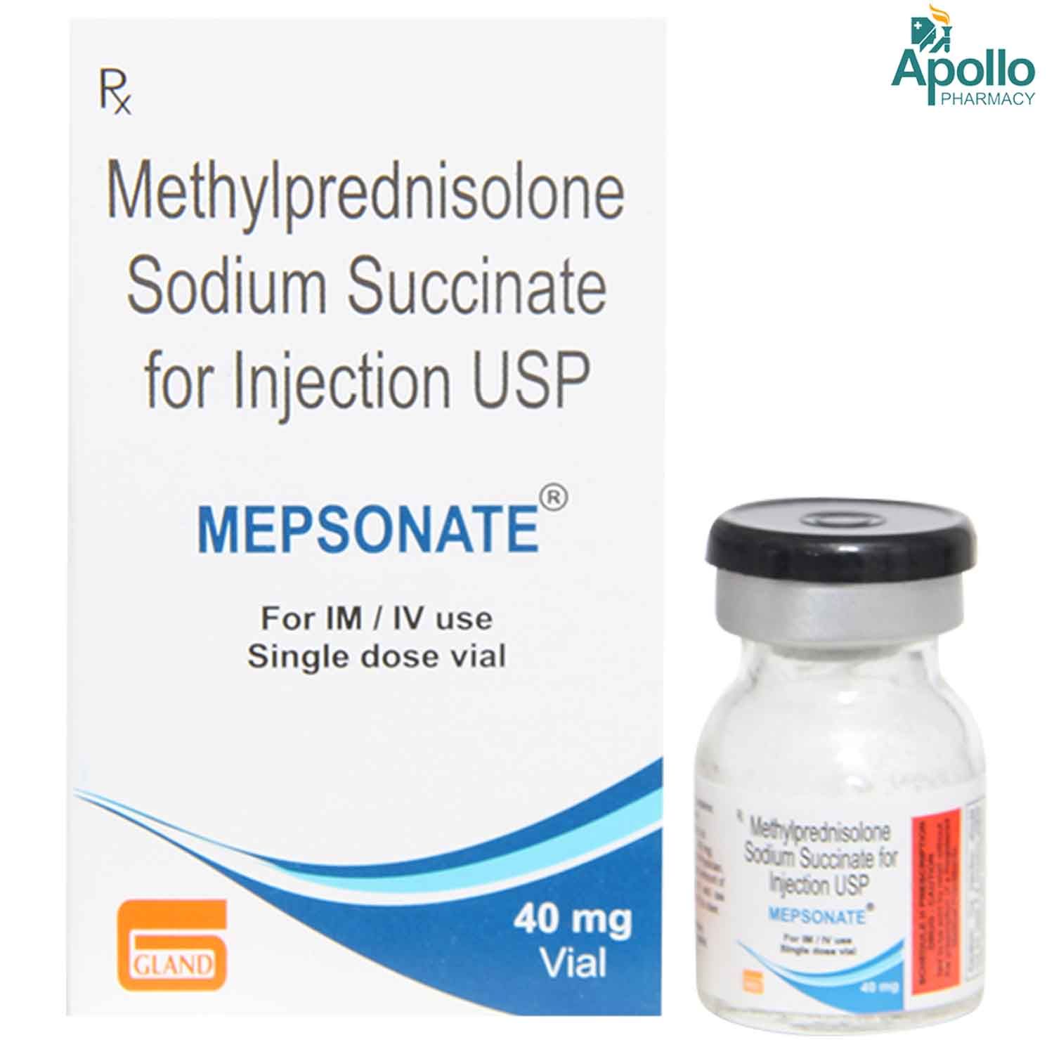 Mepsonate 40 mg Injection 1's Price, Uses, Side Effects, Composition ...