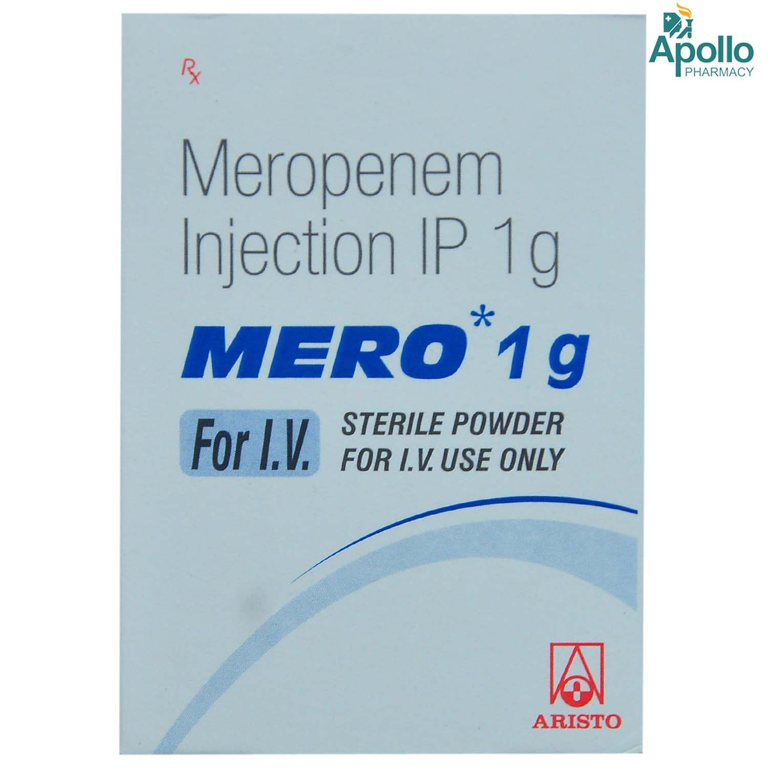 Mero 1gm Injection 1's Price, Uses, Side Effects, Composition - Apollo ...