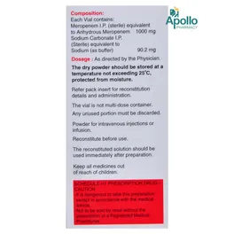 Merrobe 1 gm Injection | Uses, Side Effects, Price | Apollo Pharmacy