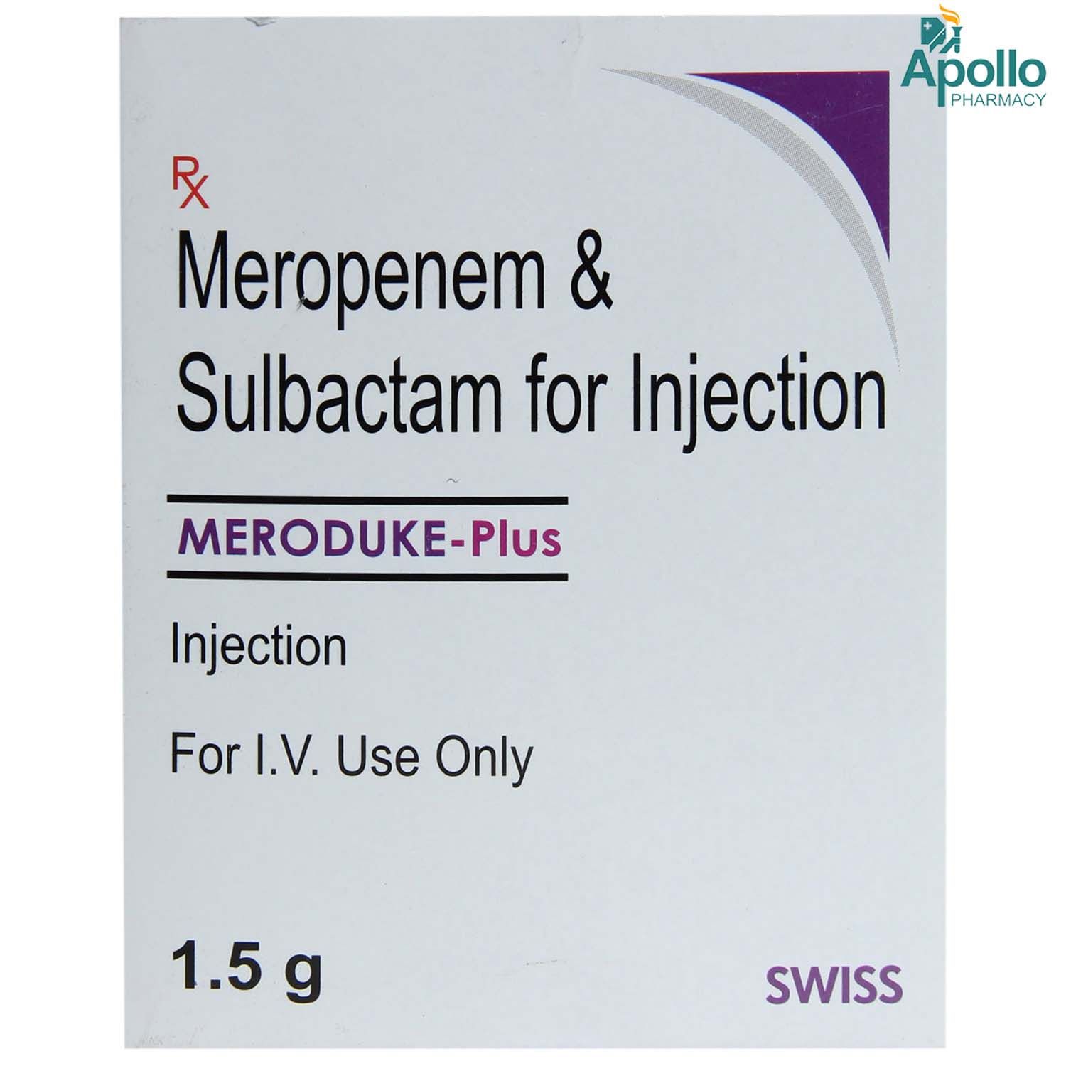 Mero SB 1.5gm Injection 1's Price, Uses, Side Effects, Composition ...