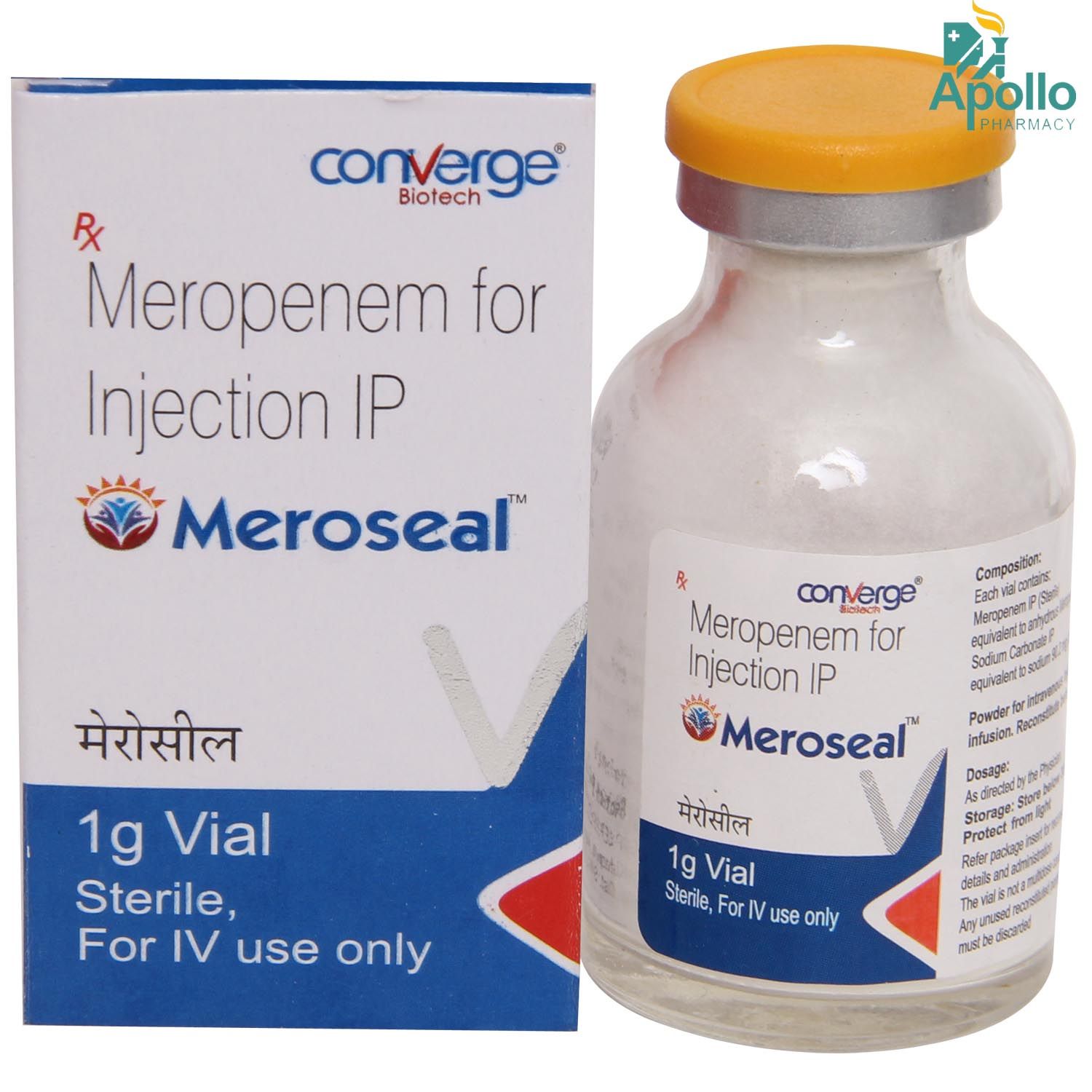Meroseal1gm Injection Price, Uses, Side Effects, Composition - Apollo ...
