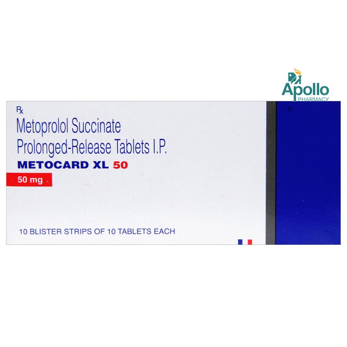 Metocard XL 50 Tablet 10's Price, Uses, Side Effects, Composition ...