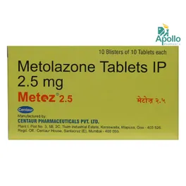 Metoz 2.5 Tablet | Uses, Side Effects, Price | Apollo Pharmacy