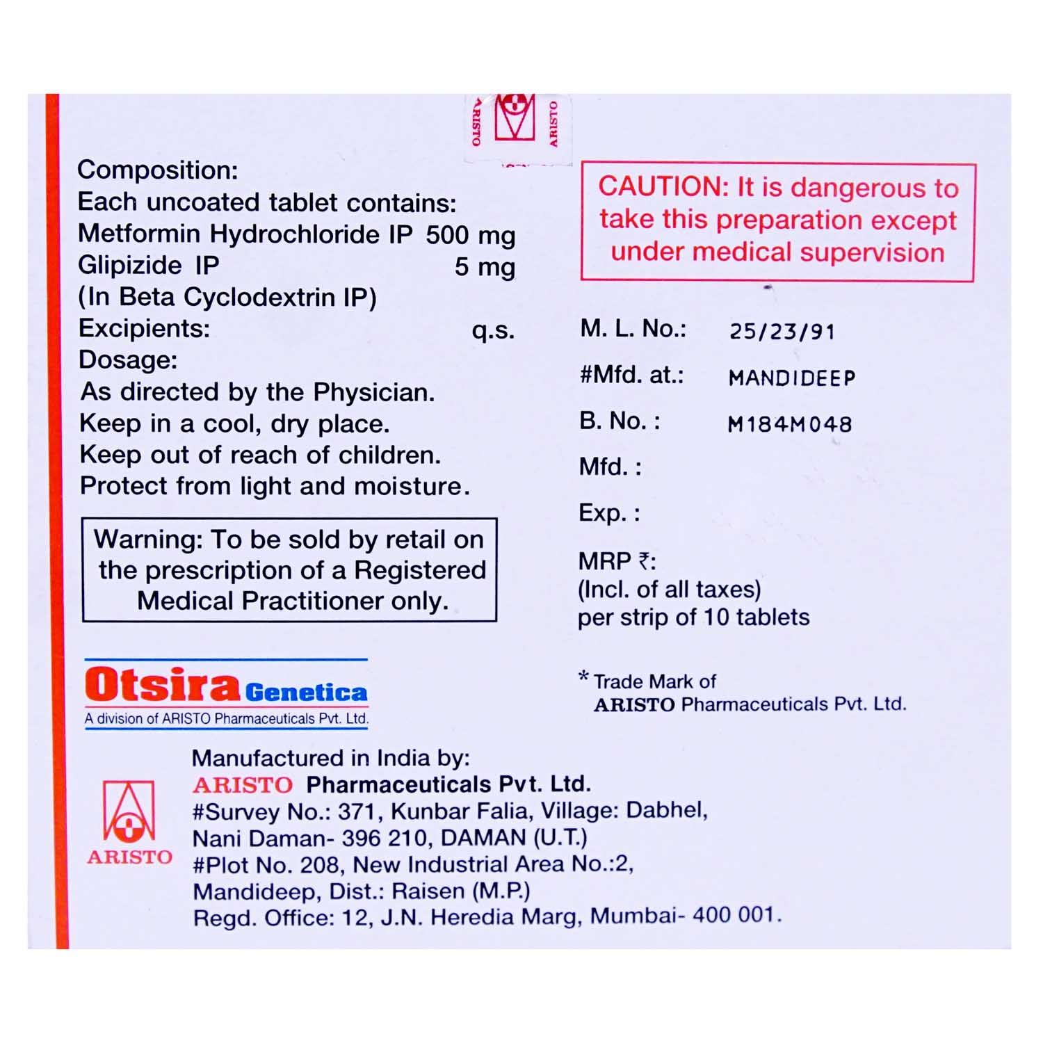 Metaglez Forte Tablet 10's Price, Uses, Side Effects, Composition ...
