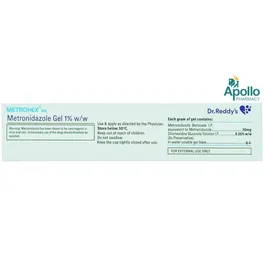 Metrohex Gel | Uses, Side Effects, Price | Apollo Pharmacy