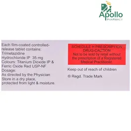 Metagard CR 35 Tablet | Uses, Side Effects, Price | Apollo Pharmacy
