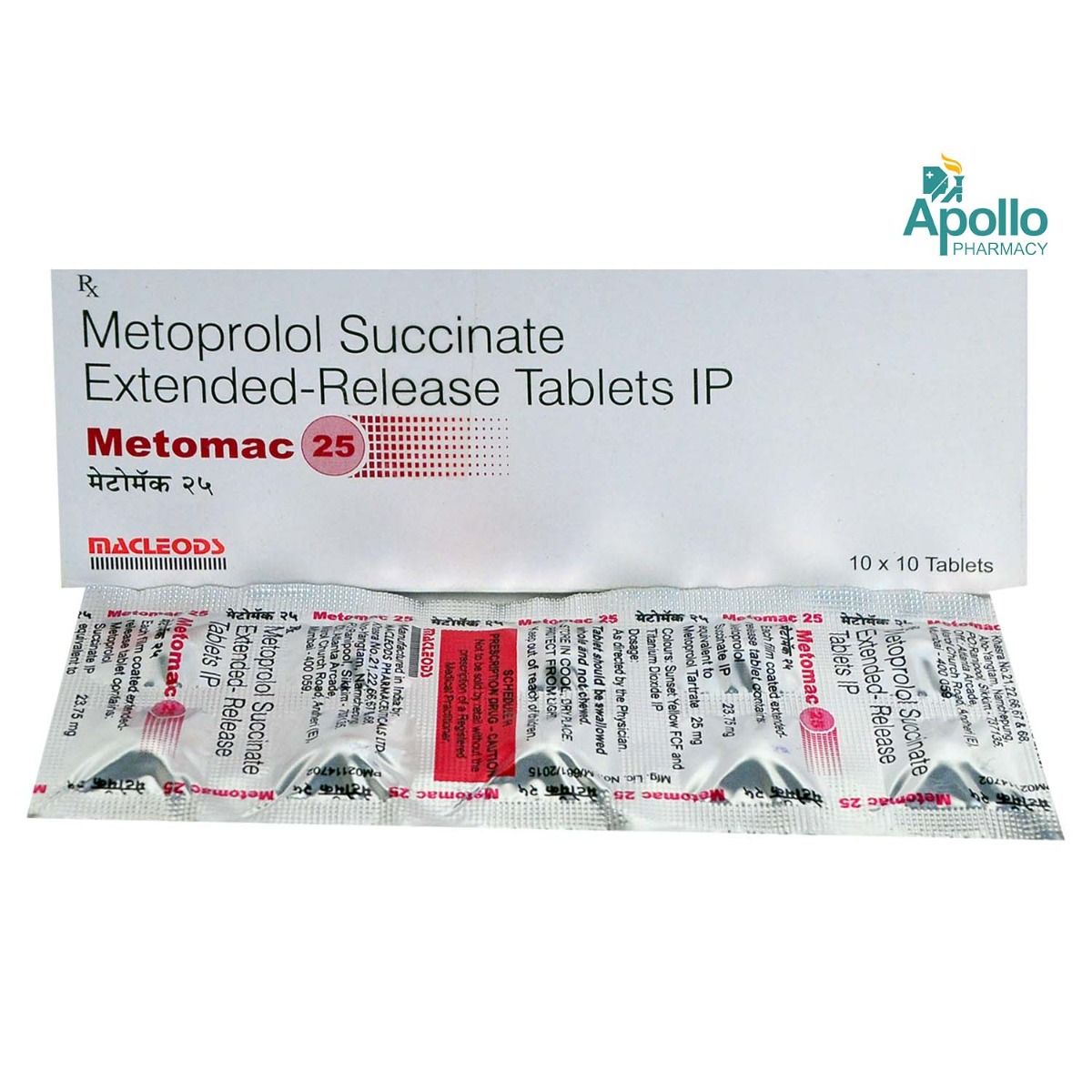 METOMAC 25MG TABLET Price, Uses, Side Effects, Composition - Apollo ...