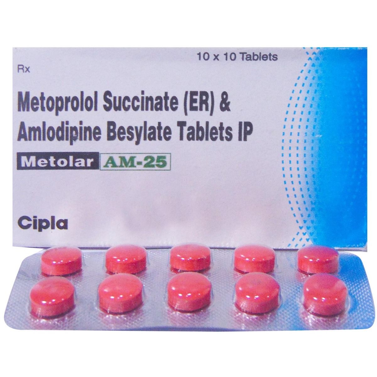 Metolar AM 25 Tablet | Uses, Side Effects, Price | Apollo Pharmacy