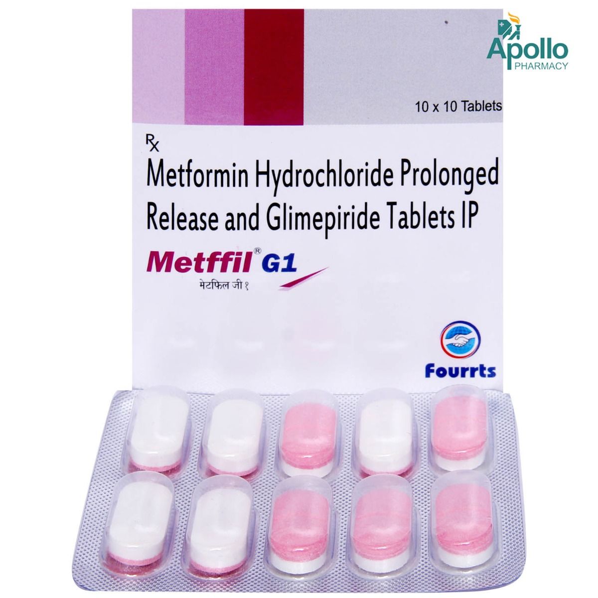 Metffil G1 Tablet 10's Price, Uses, Side Effects, Composition - Apollo ...