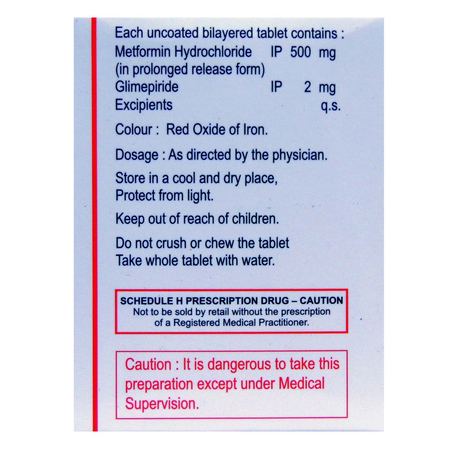 Metffil G 2 Tablet 10's Price, Uses, Side Effects, Composition - Apollo ...