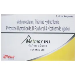 Metmax Injection 2 ml | Uses, Side Effects, Price | Apollo Pharmacy