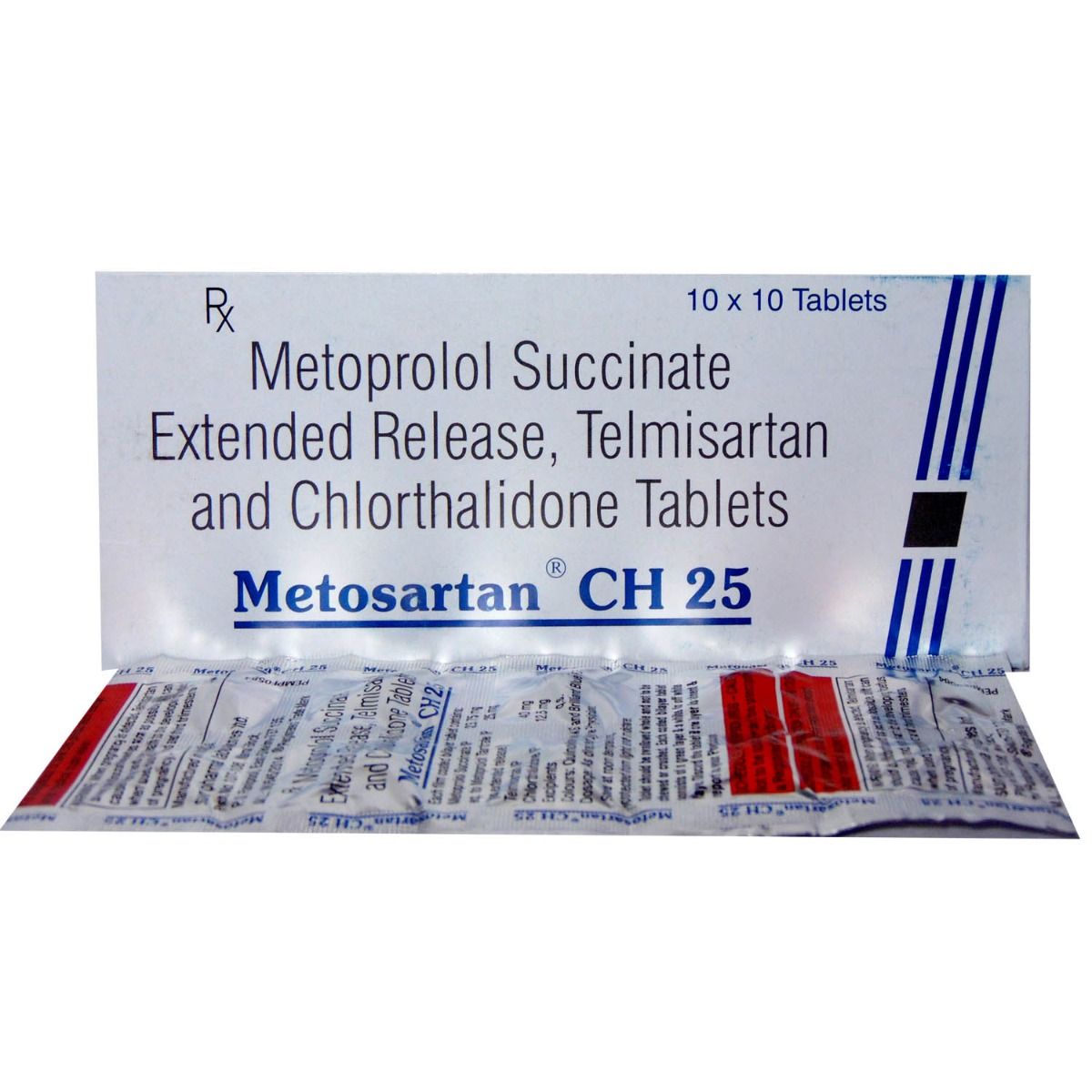 Metosartan CH 25 Tablet | Uses, Side Effects, Price | Apollo Pharmacy