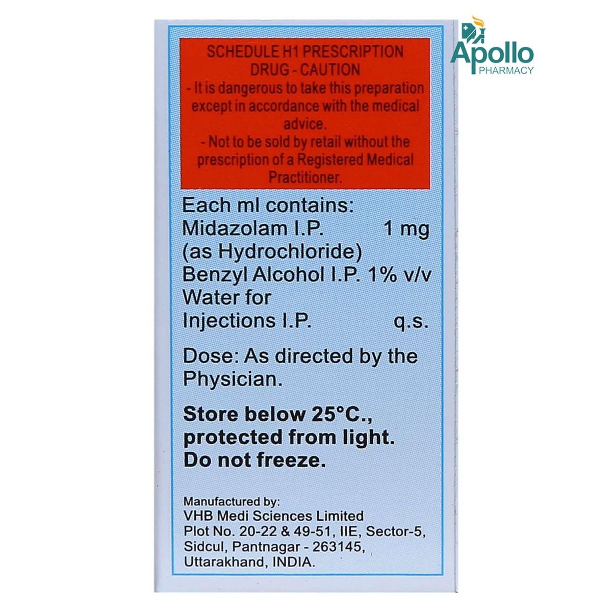 MEZOLAM INJECTION 5ML Price, Uses, Side Effects, Composition - Apollo ...