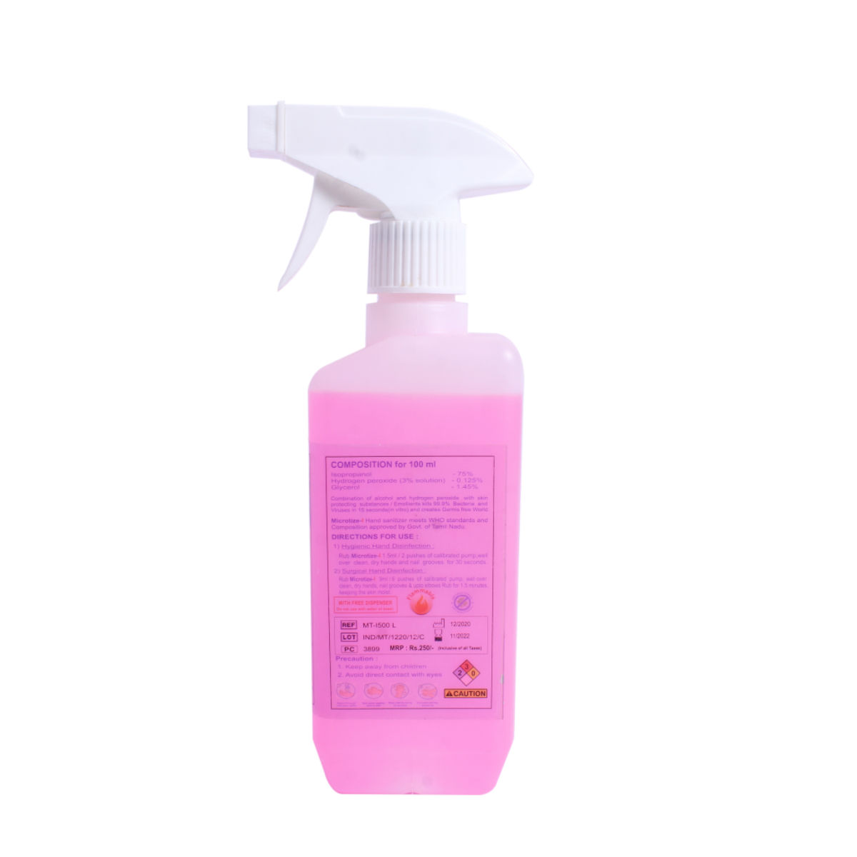 Indra Microtize-I Hand Disinfectant 500 ml Price, Uses, Side Effects ...