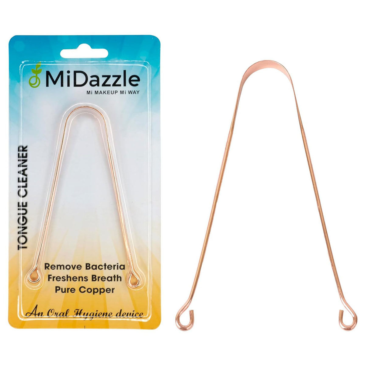 Buy Midazzle Tongue Cleaner Copper Round (Miot7501), 1 Count | 19 ...