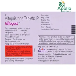 Mifegest Tablet | Uses, Side Effects, Price | Apollo Pharmacy