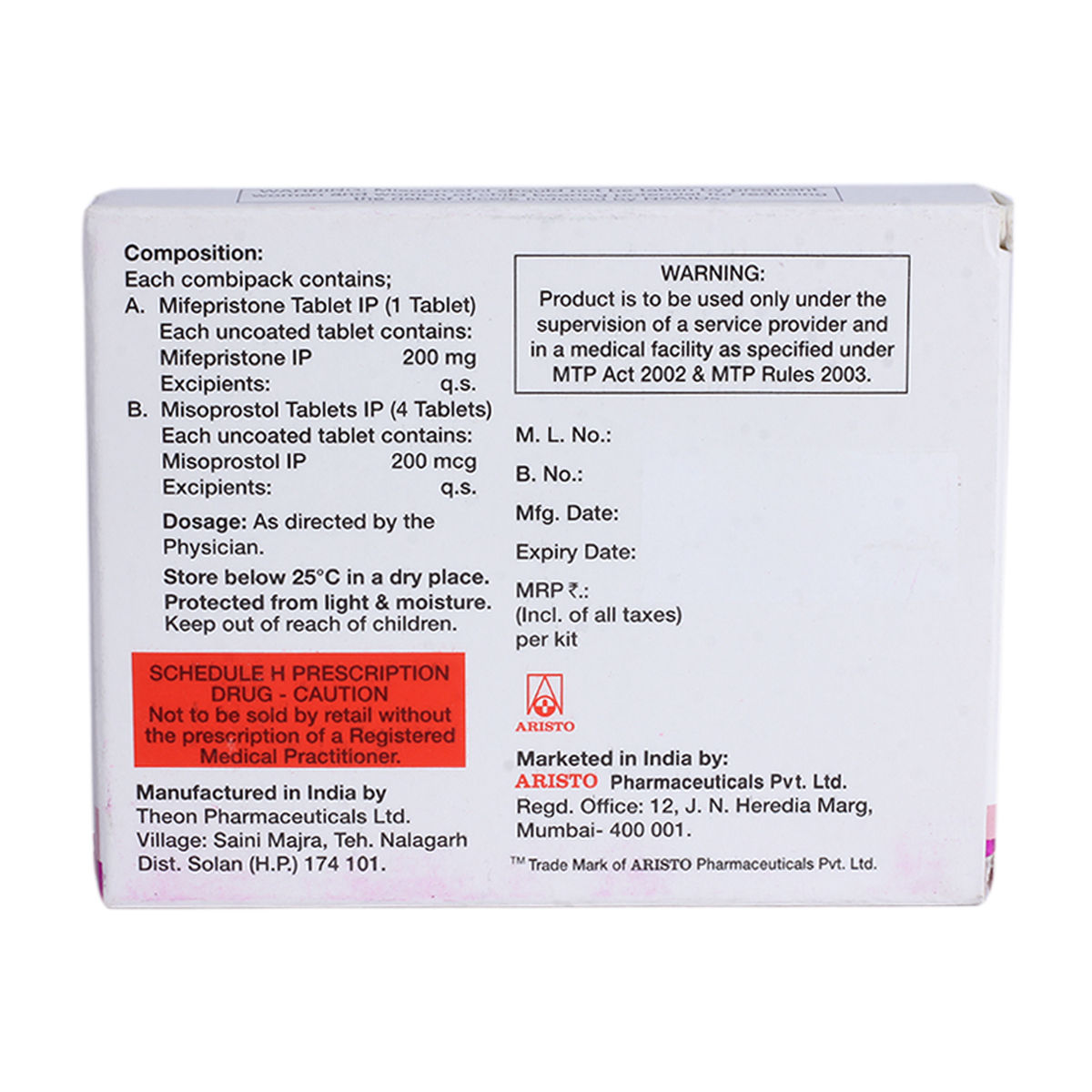 Mifty Kit | Uses, Side Effects, Price | Apollo Pharmacy