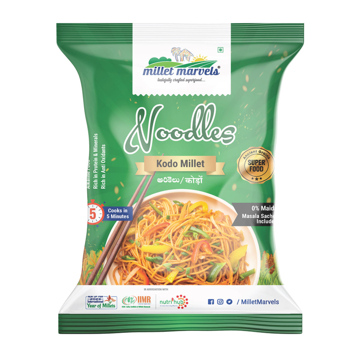 Millet Marvels Kodo Millet Noodles, 175 gm Price, Uses, Side Effects ...