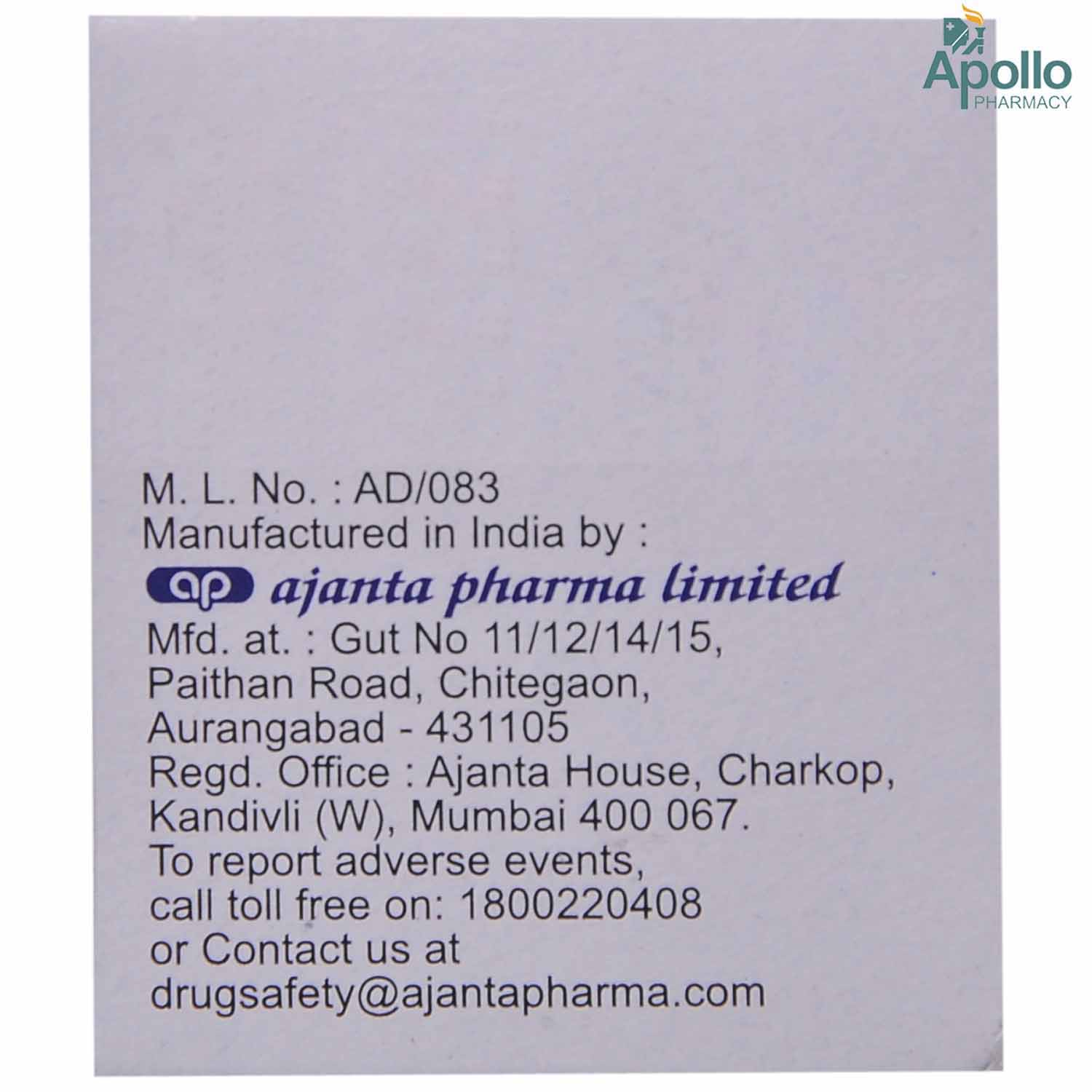 Mimod Tablet 10's Price, Uses, Side Effects, Composition - Apollo Pharmacy