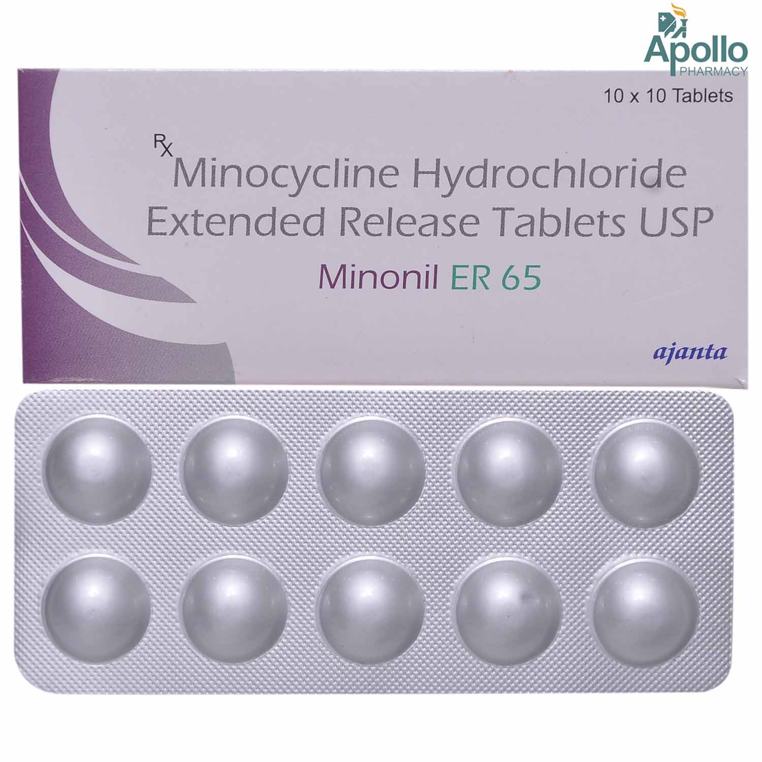 Minonil ER 65 Tablet | Uses, Side Effects, Price | Apollo Pharmacy