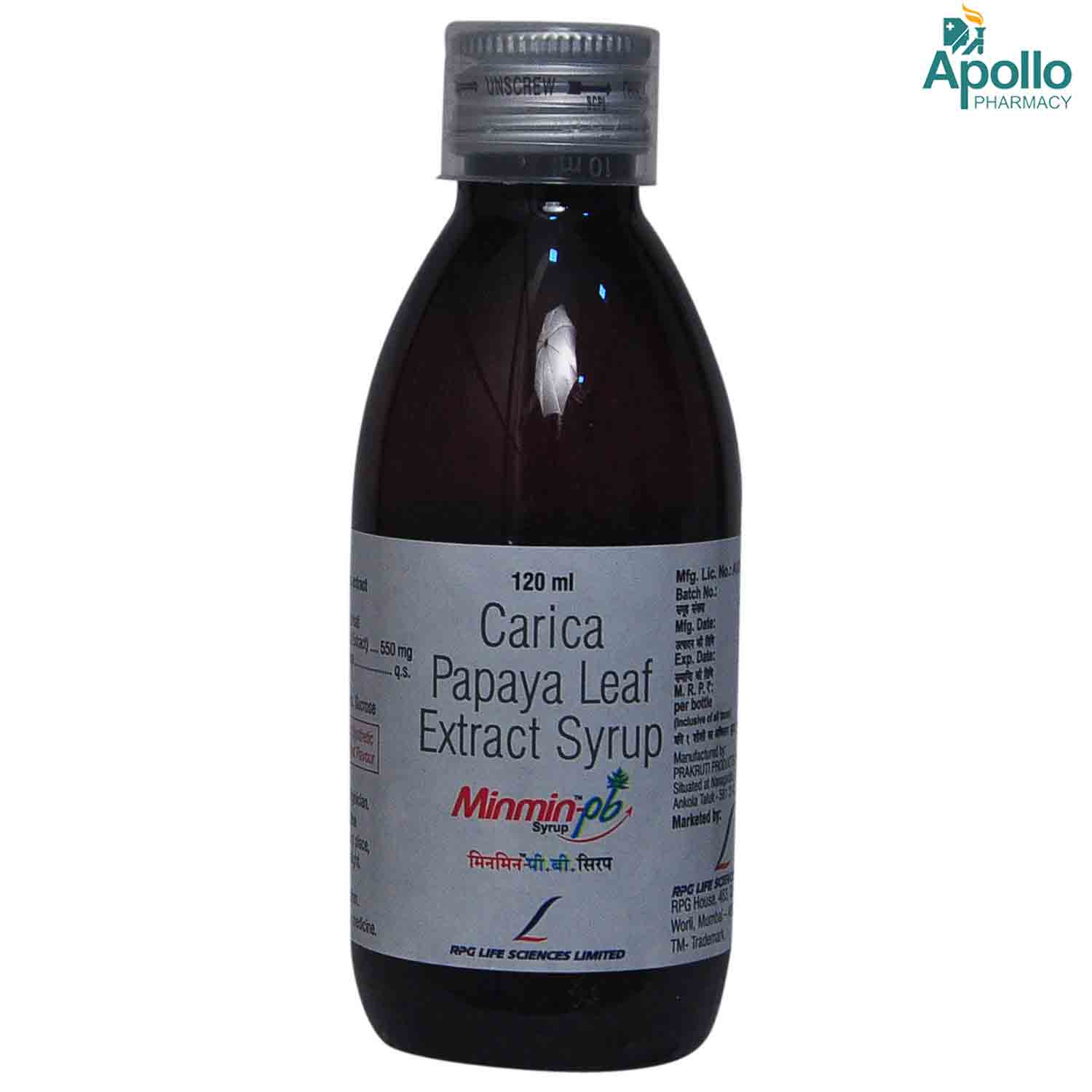 Minmin PB Syrup 120 ml Price, Uses, Side Effects, Composition - Apollo ...