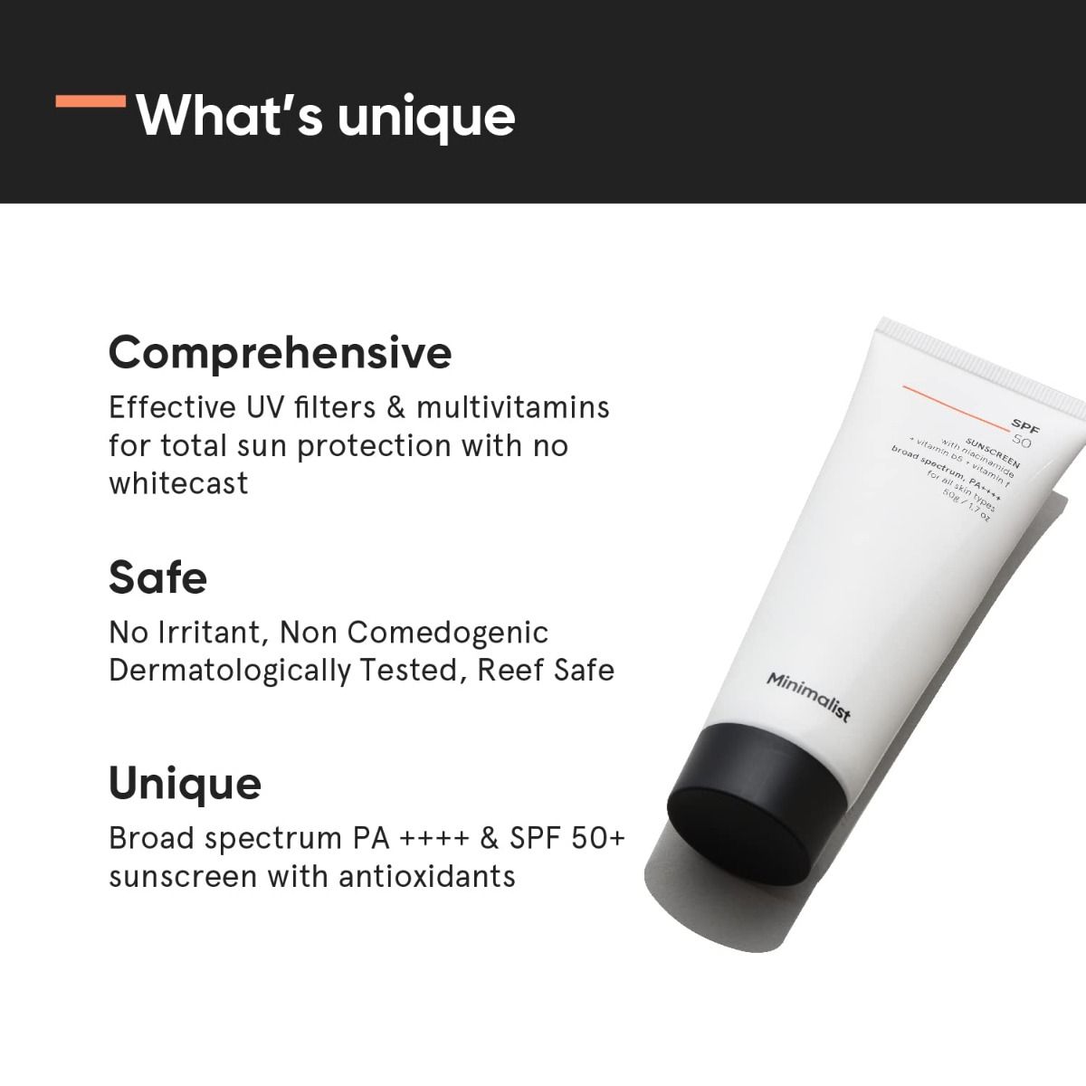 Minimalist SPF 50 PA++++ Sunscreen, 50 gm Price, Uses, Side Effects ...