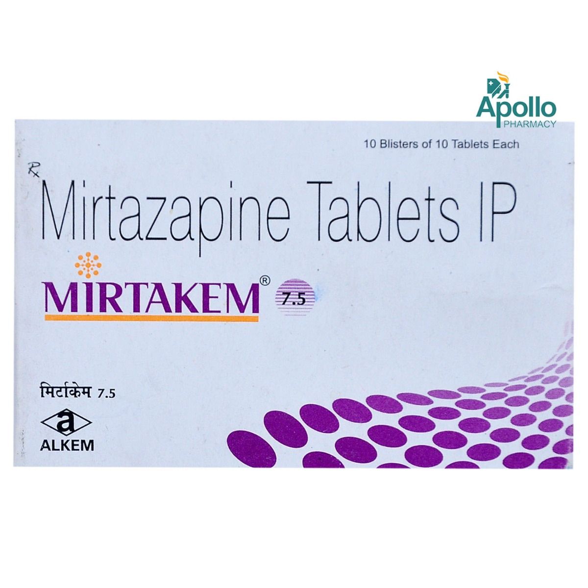 MIRTAKEM 7.5MG TABLET | Uses, Side Effects, Price | Apollo Pharmacy