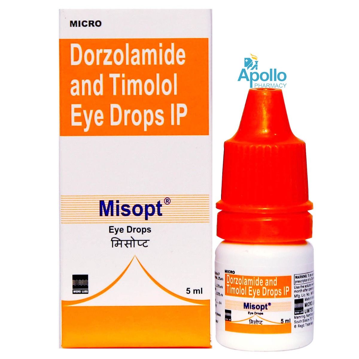 Misopt Eye Drops 5 ml Price, Uses, Side Effects, Composition - Apollo ...
