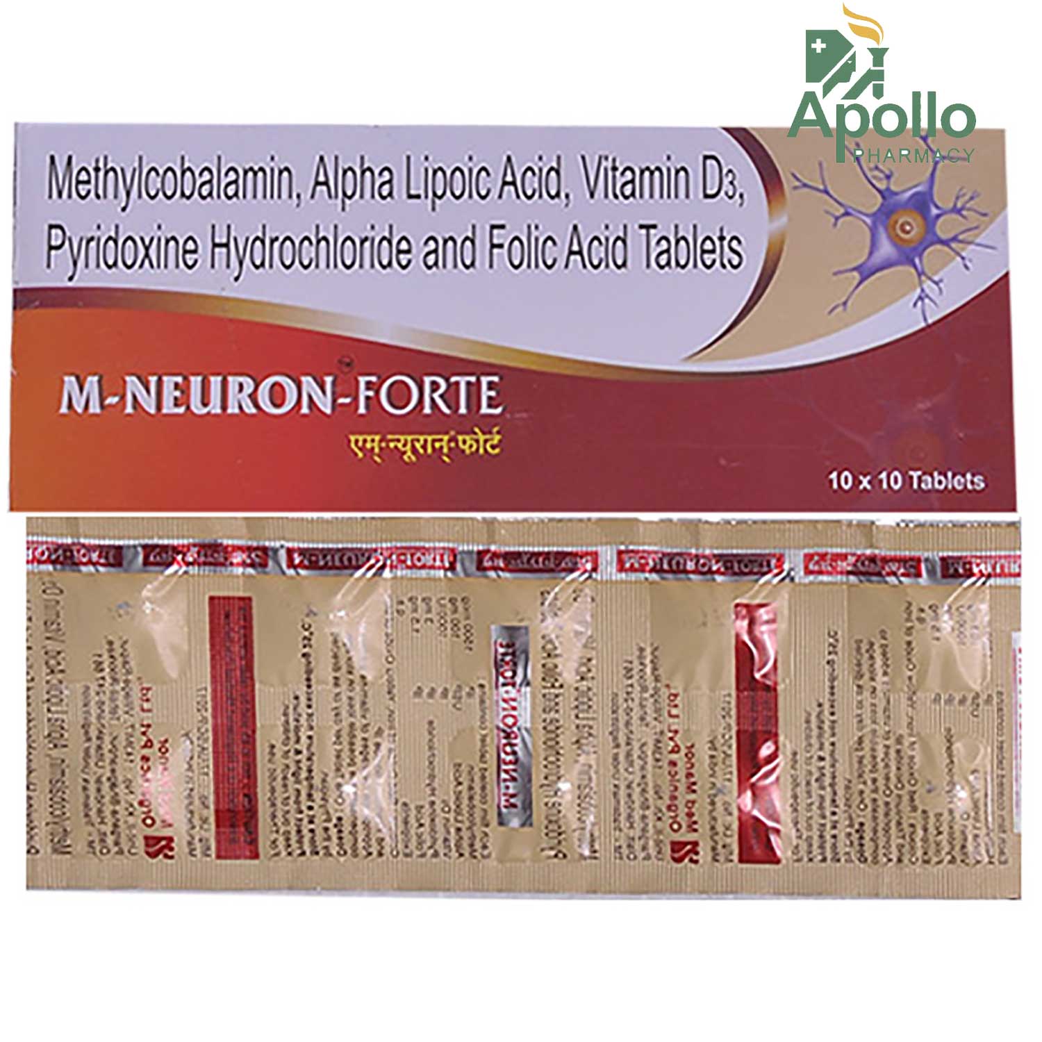 M Neuron Forte Tablet | Uses, Side Effects, Price | Apollo Pharmacy