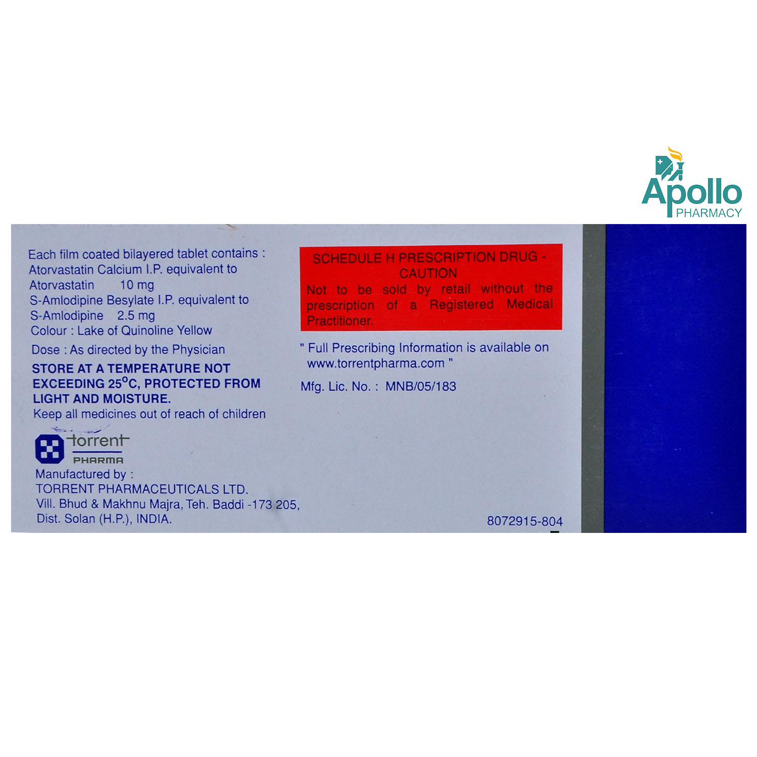 MODLIP AM TABLET Price, Uses, Side Effects, Composition - Apollo Pharmacy