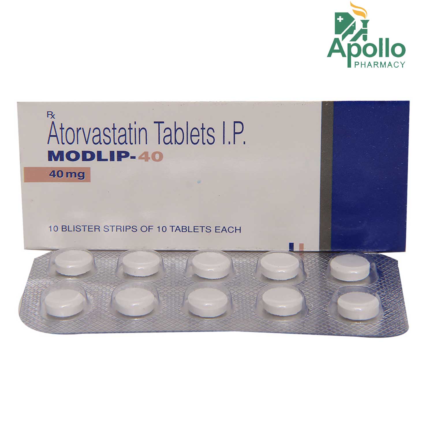 Modlip 40 Tablet 10's Price, Uses, Side Effects, Composition - Apollo ...