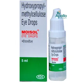 Moisol Eye Drops 5 ml | Uses, Side Effects, Price | Apollo Pharmacy