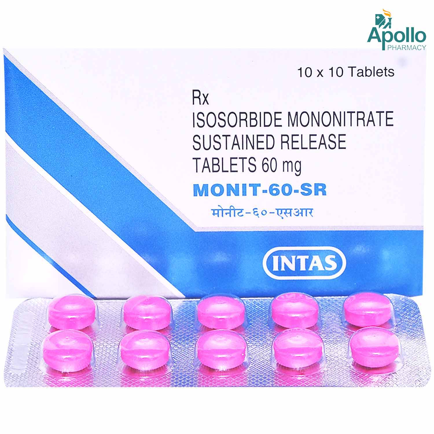 Monit SR 60 Tablet 10's Price, Uses, Side Effects, Composition - Apollo ...