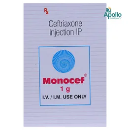 Monocef 1 gm Injection | Uses, Side Effects, Price | Apollo Pharmacy