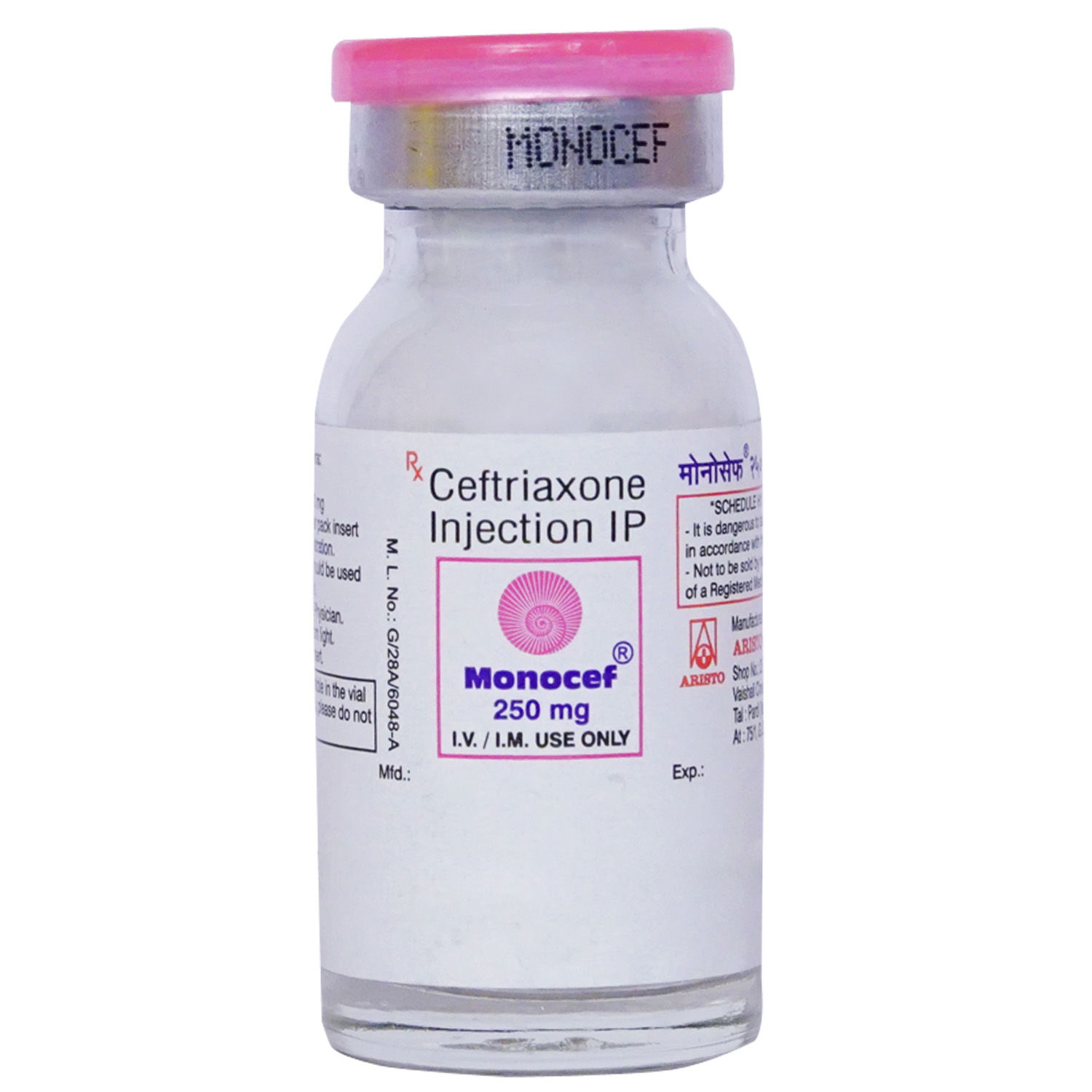 Monocef 250 mg Injection | Uses, Side Effects, Price | Apollo Pharmacy