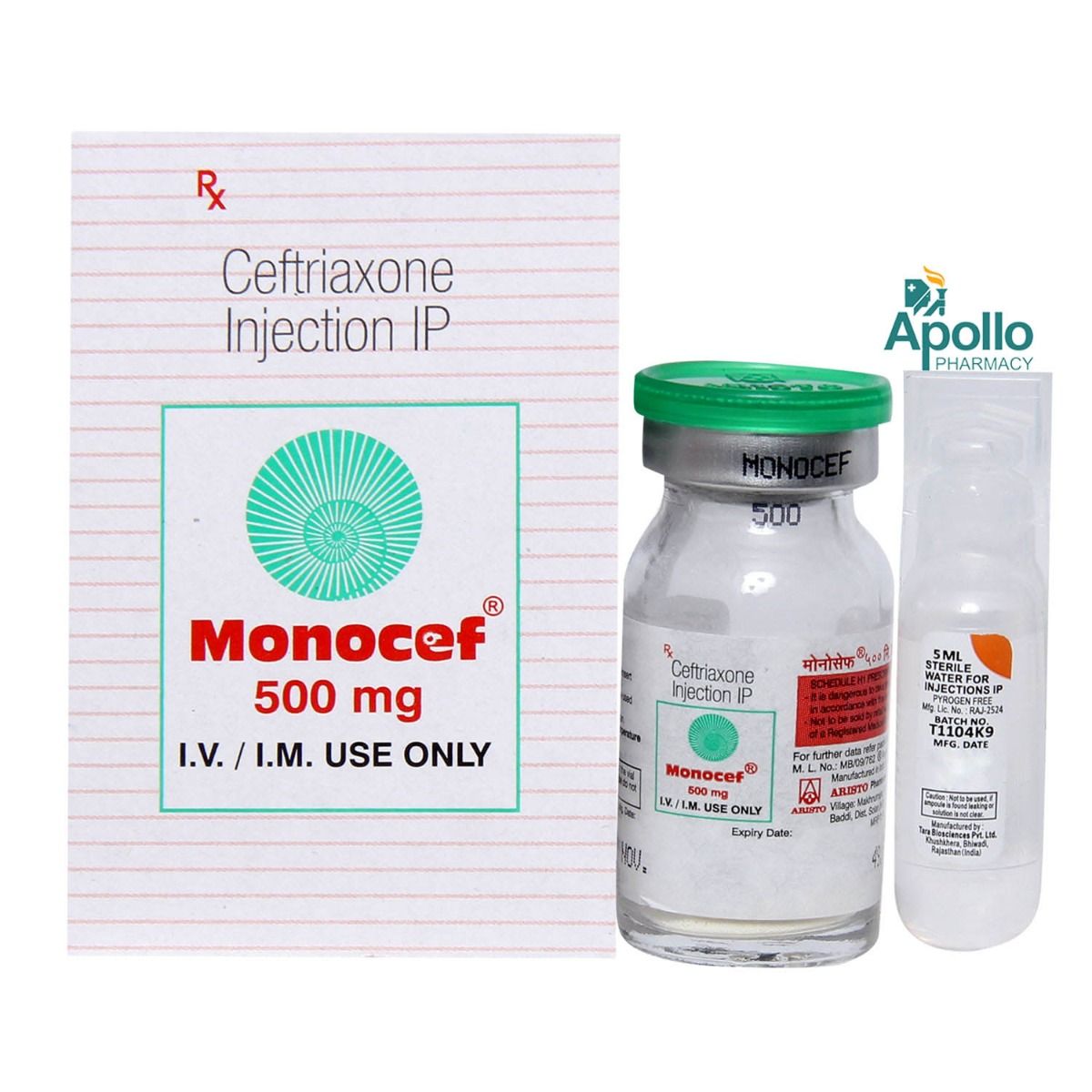 MONOCEF 500MG INJECTION Price, Uses, Side Effects, Composition - Apollo ...