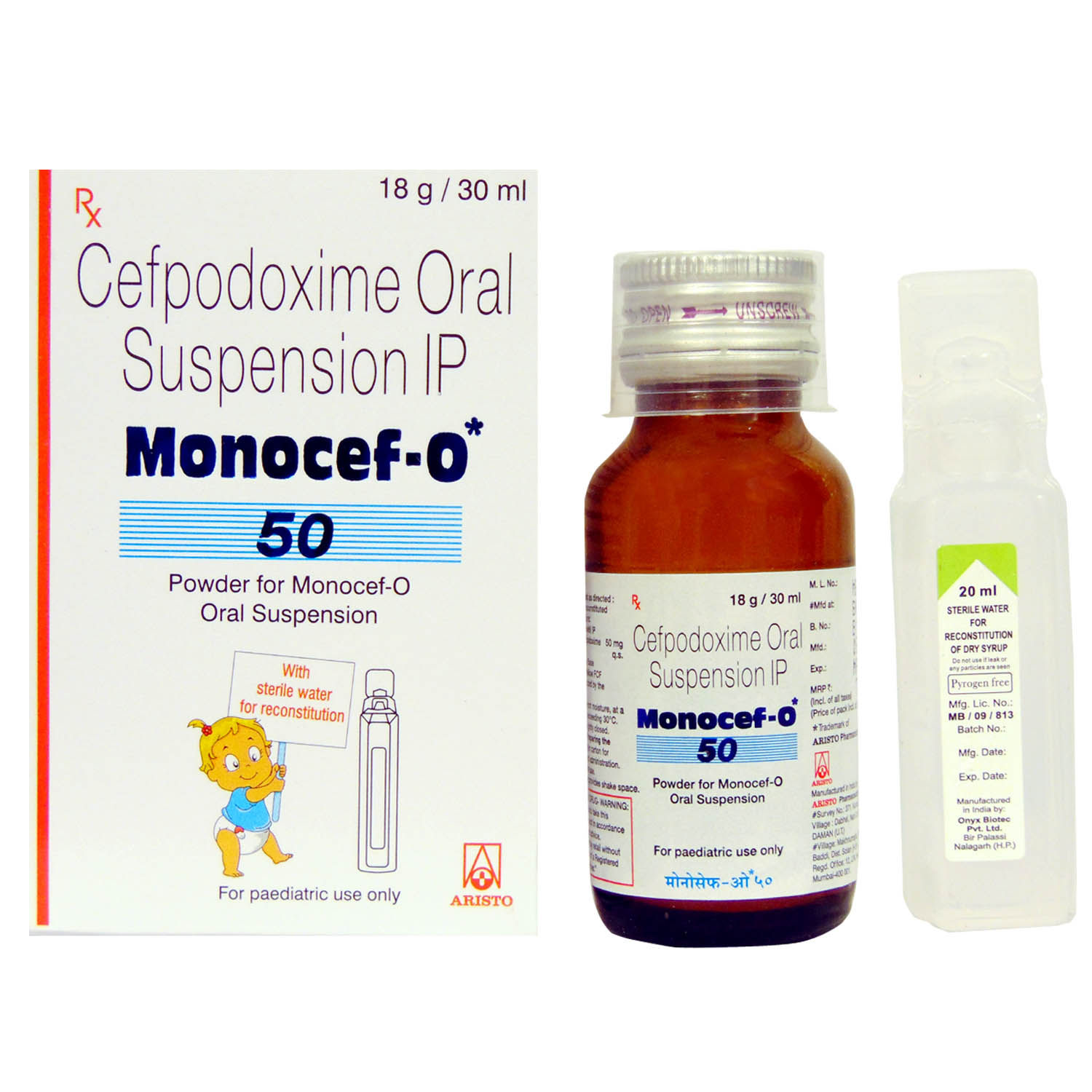 Monocef O 50 Suspension | Uses, Side Effects, Price | Apollo Pharmacy