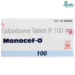 Monocef-O 100 Tablet | Uses, Side Effects, Price | Apollo Pharmacy
