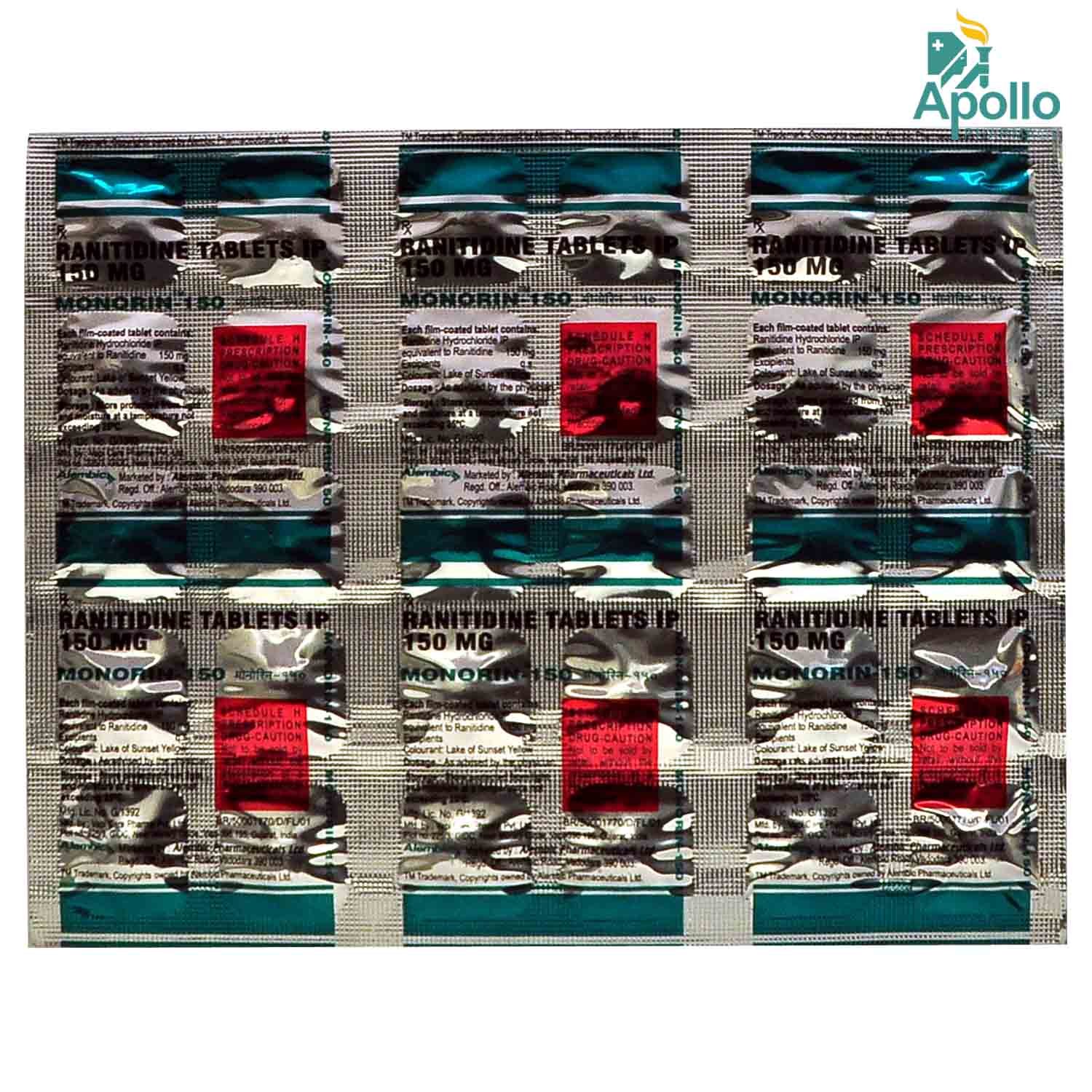 Monorin 150 mg Tablet | Uses, Side Effects, Price | Apollo Pharmacy