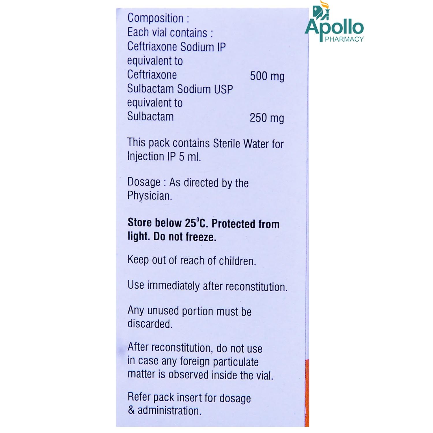 MONOBACT 750MG INJECTION Price, Uses, Side Effects, Composition ...