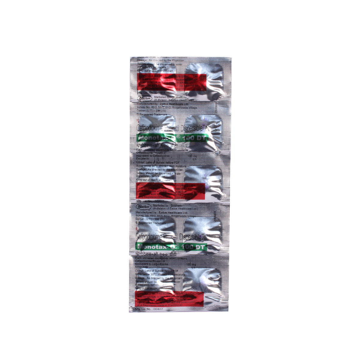 Monotax O 100 mg Dt Tablet 10's Price, Uses, Side Effects, Composition ...